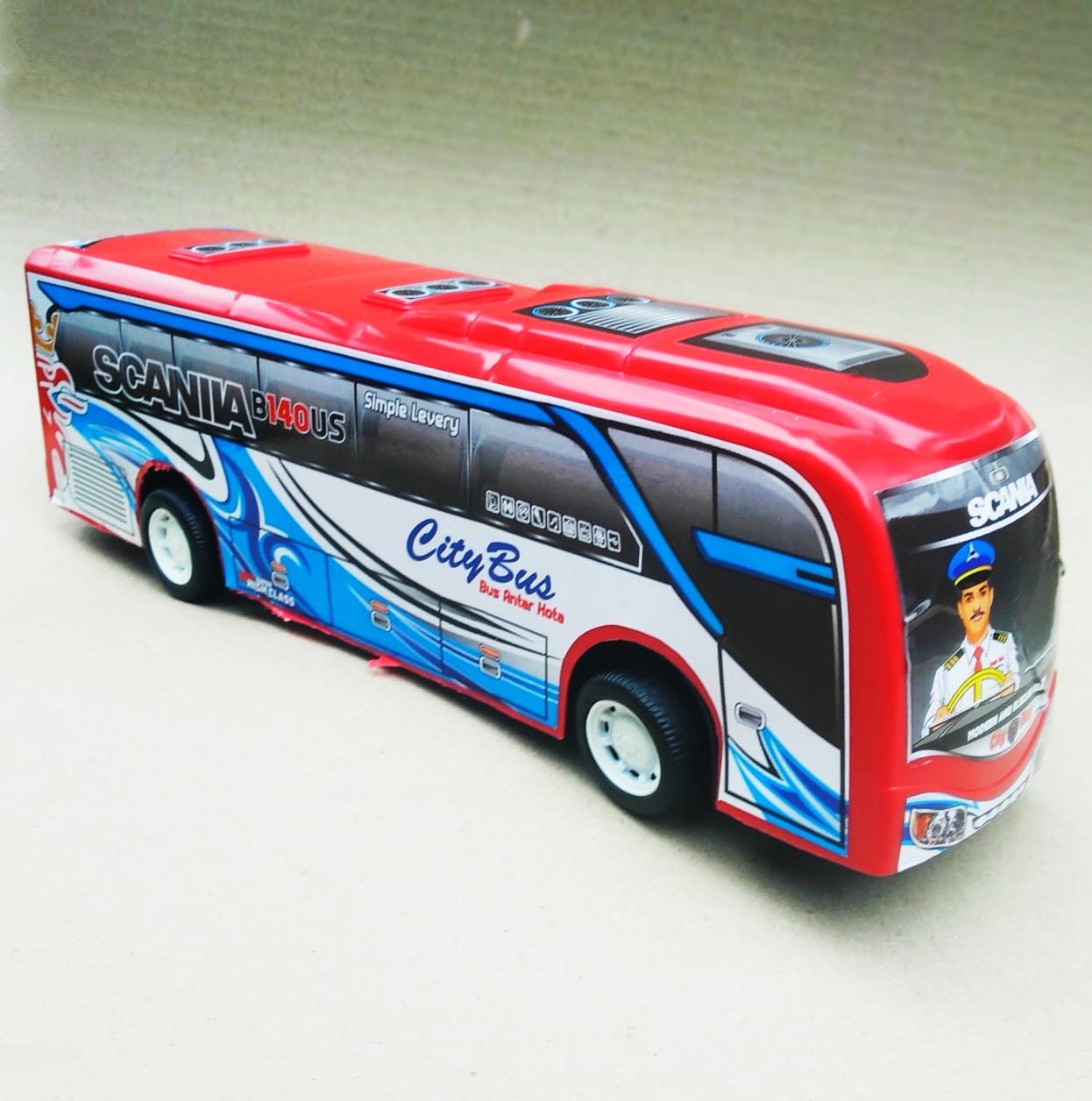 Mainan Mobil Bus Antar Kota Scania City Bus | Lazada Indonesia