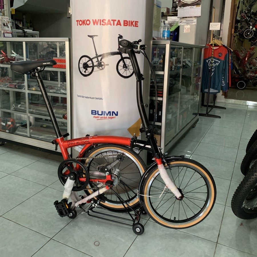 SEPEDA LIPAT 16 TRIFOLD PRO ACTION PARROT V.2 | Lazada Indonesia