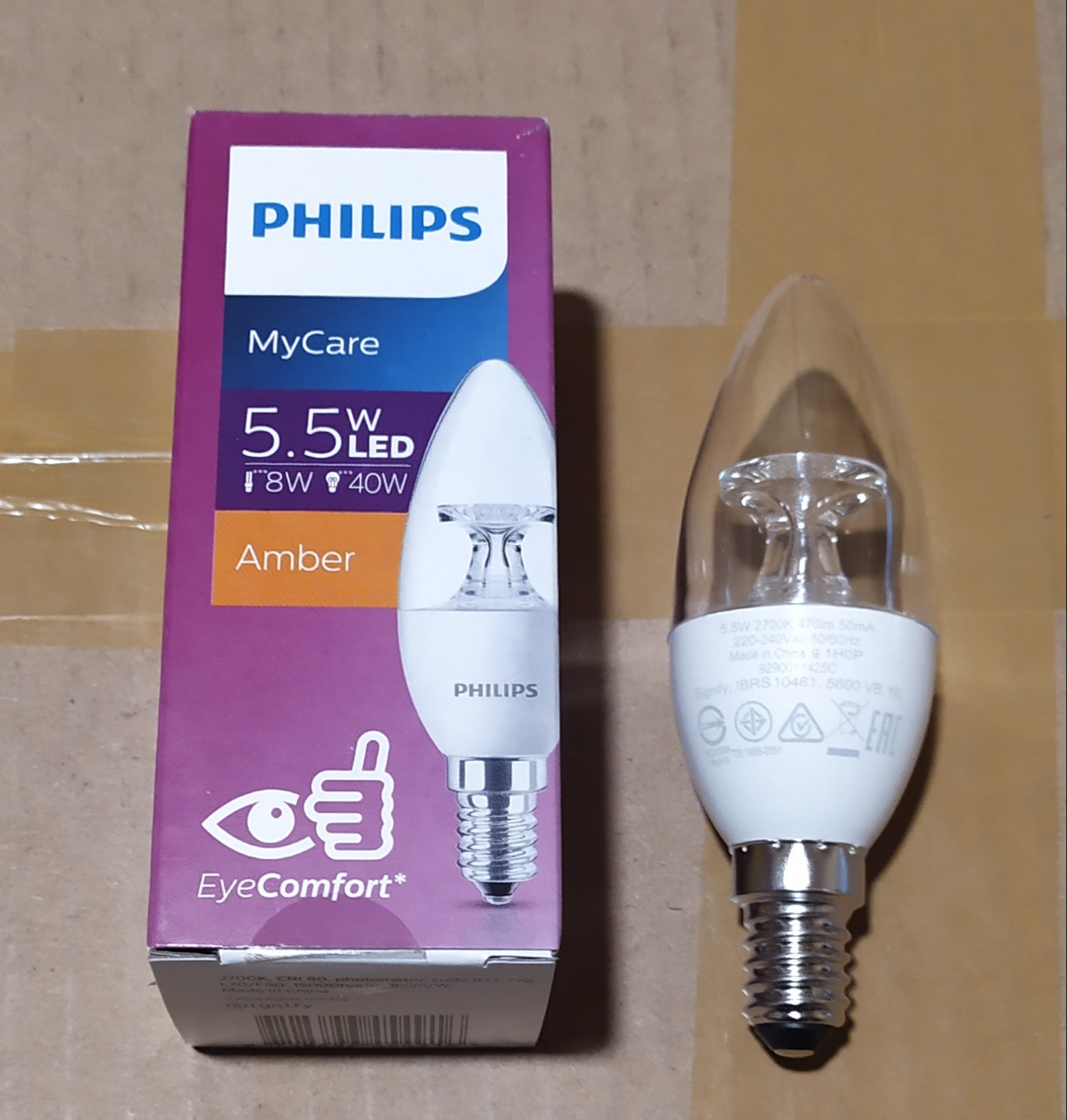 LED candle Philips 5,5 Watt e14 | Lazada Indonesia