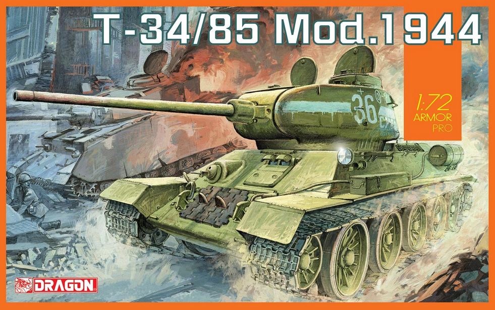 Tank T-34/85 1944 Skala 1:72 Mokit Dragon | Lazada Indonesia