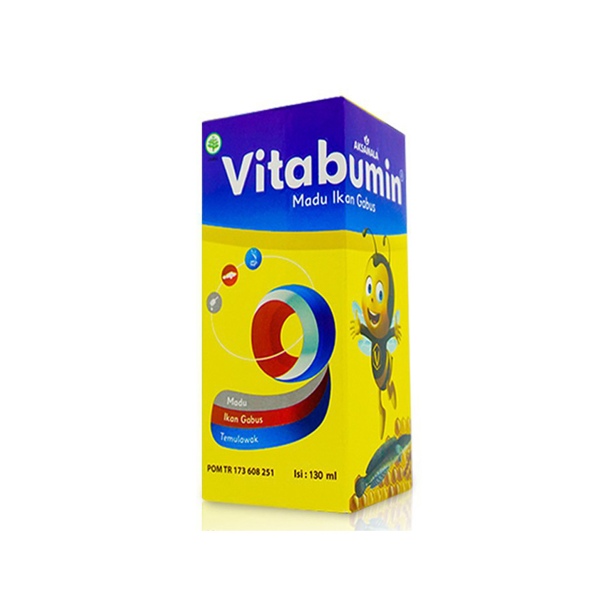 Vitabumin Madu Ikan Gabus Sirup Isi 130 mL Suplemen Kesehatan Anak ...