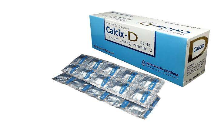 Calcix - D / 100 kaplet -- Calcium Lactate Kalsium Laktat | Lazada ...