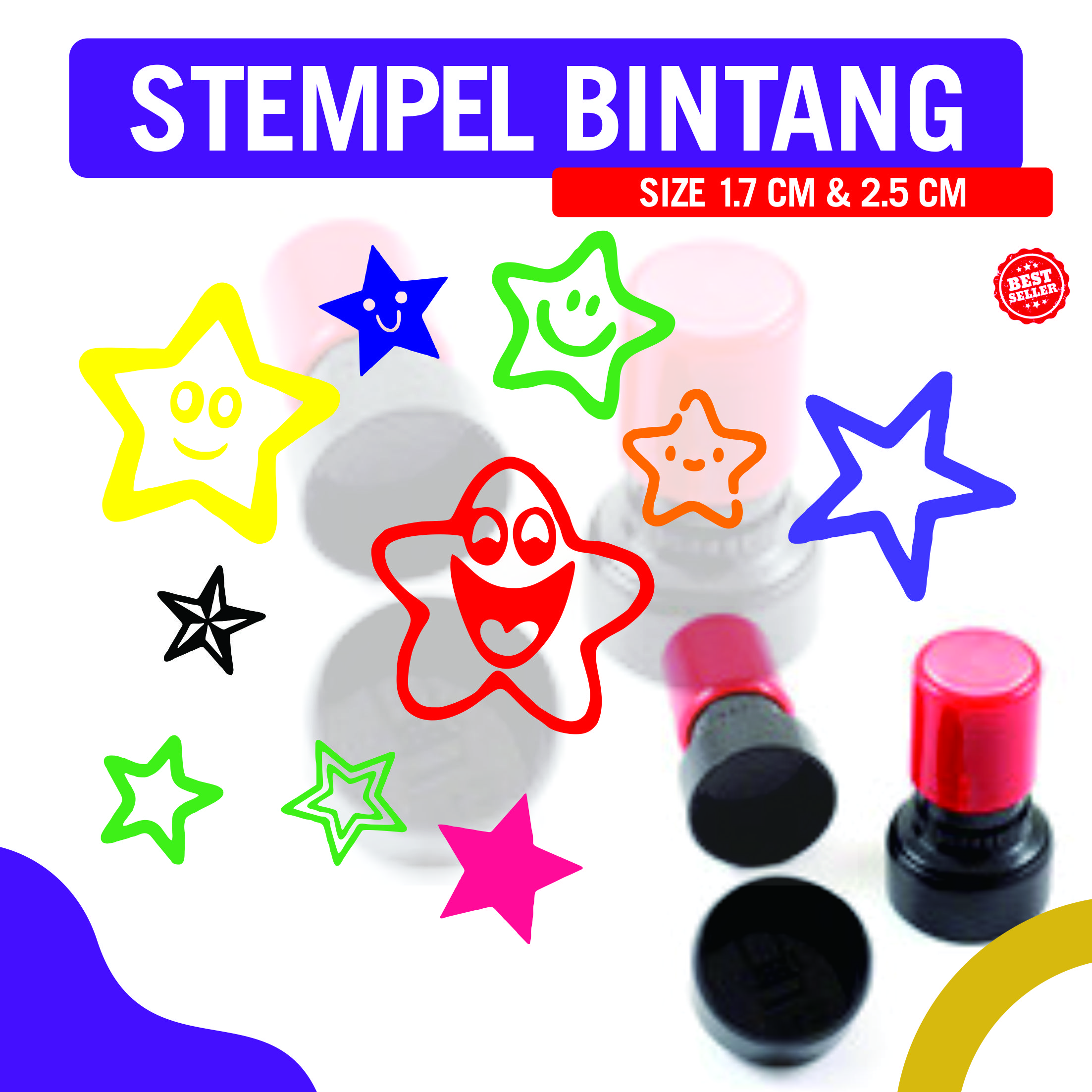 Stempel Bintang Guru Star Teacher stampel penilaian guru unik Bintang ...