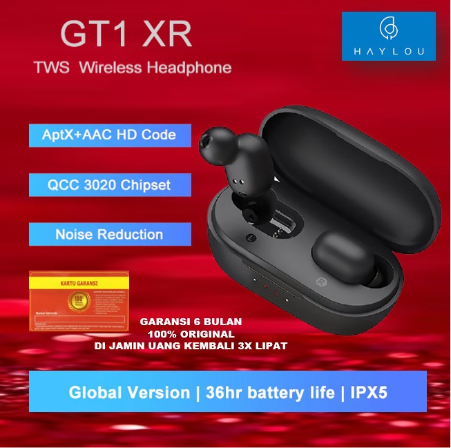 Haylou GT1 XR APTX TWS Earphone Bluetooth Wireless | Lazada Indonesia