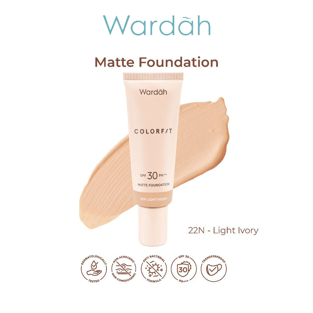 Wardah Colorfit Matte Foundation 25 ml | Lazada Indonesia