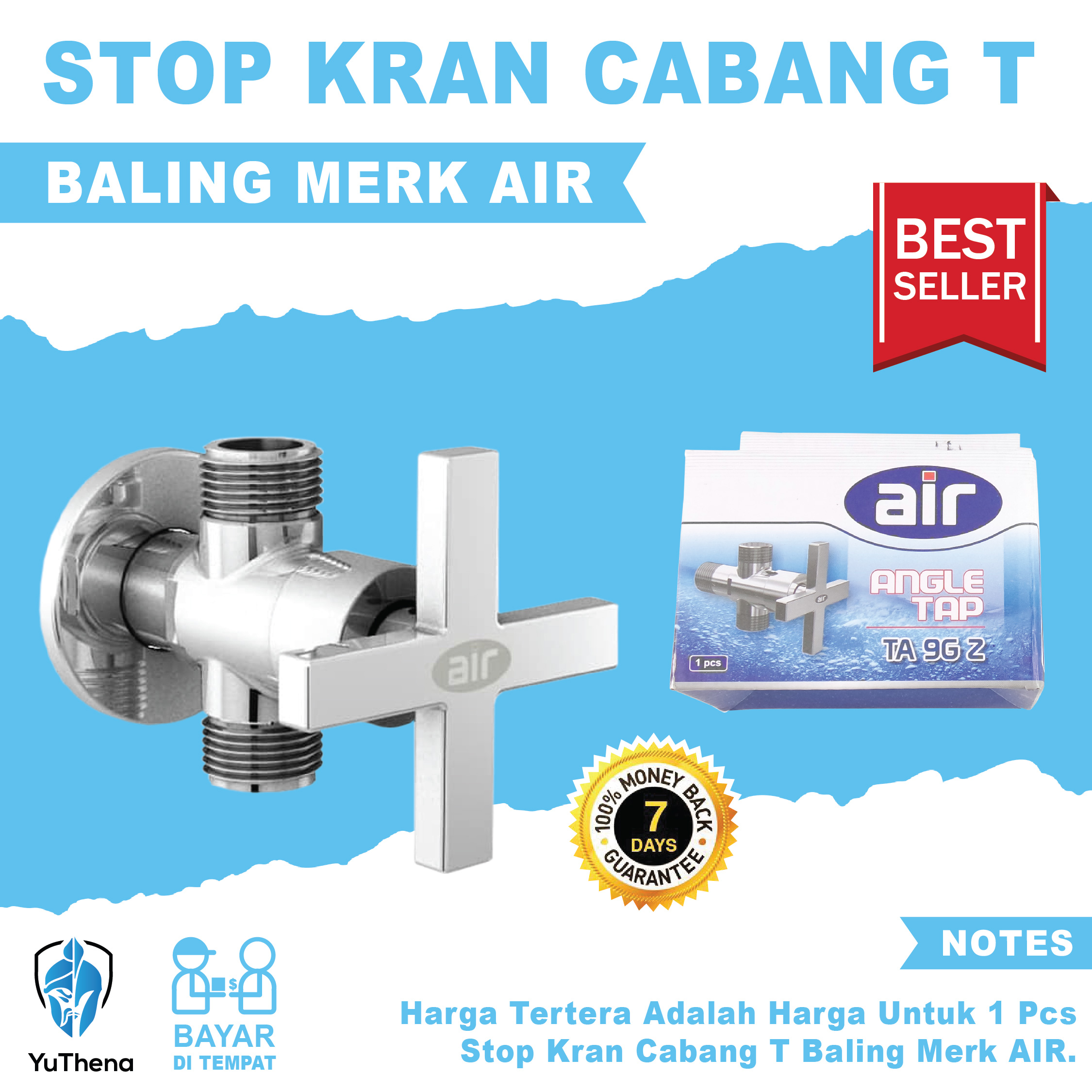 Stop Kran Cabang T Tee Baling AIR TA 9G Z | Lazada Indonesia