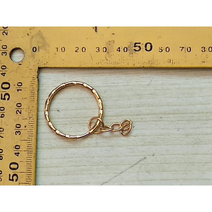 Keychain Circle Ring Gantungan Kunci Lingkaran Polos Lurus Bentuk ...