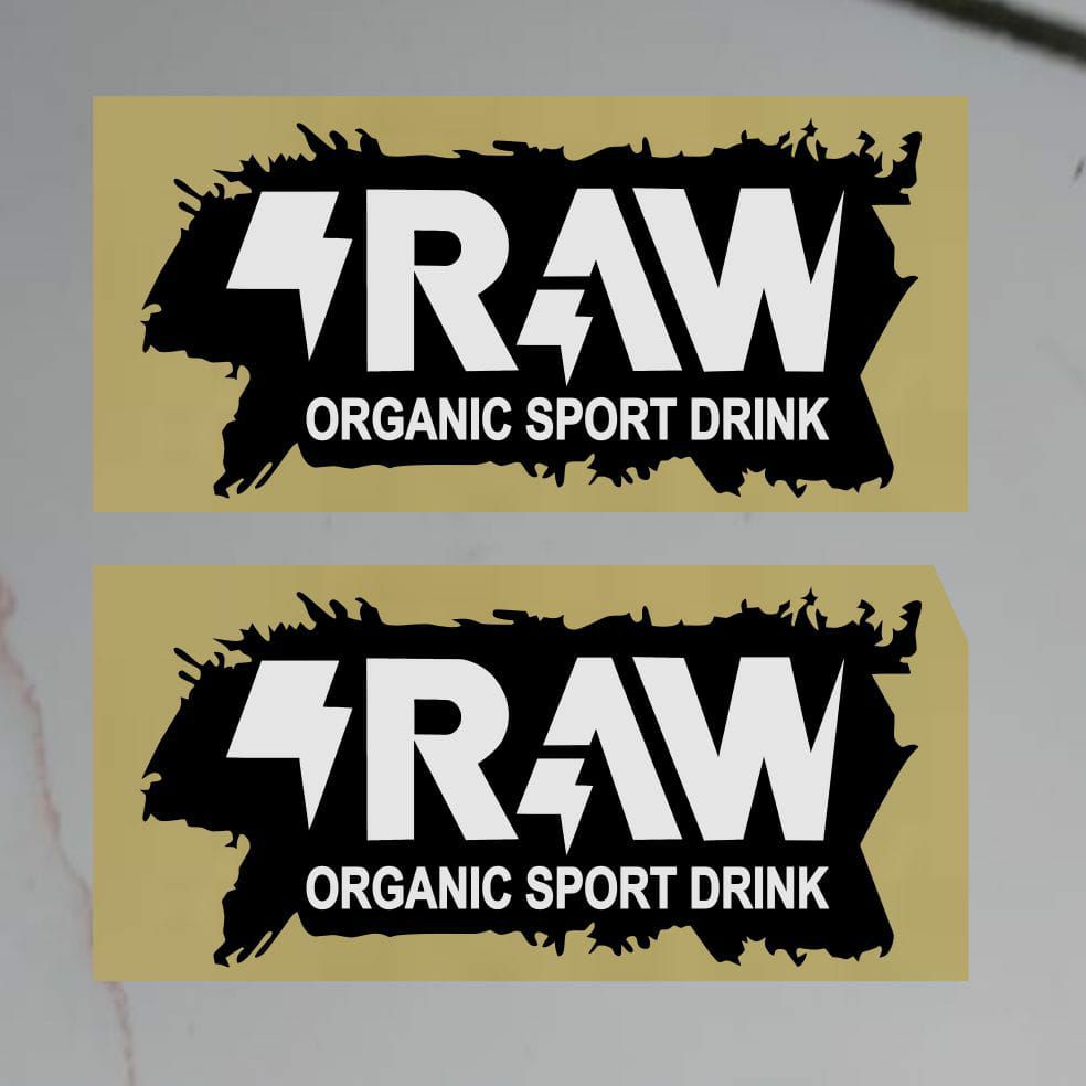 Sticker raw stiker organic sport drink cutting stiker helm sticker tt ...