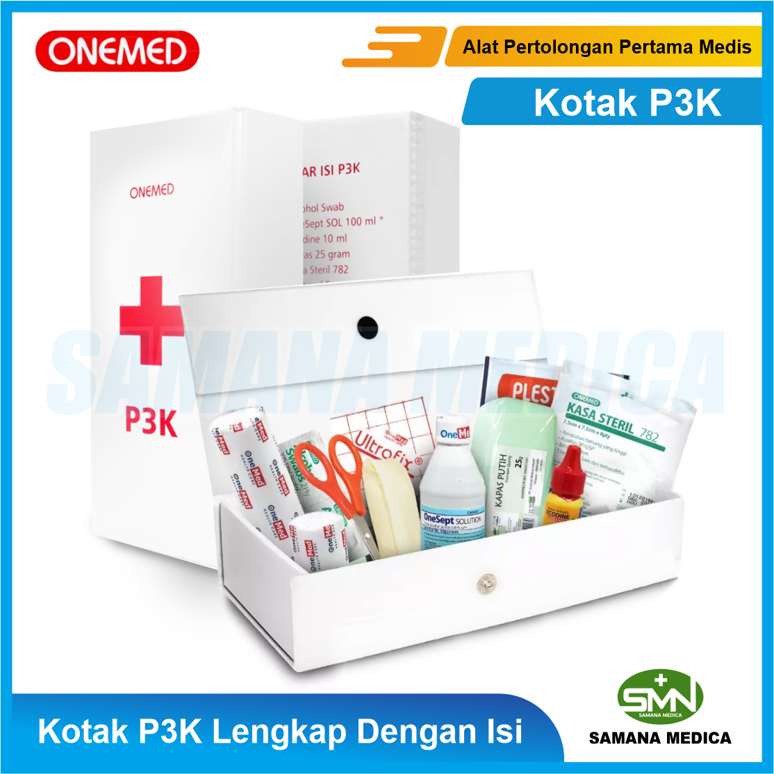 Kotak P3K Lengkap Dengan Isi ONEMED Alat Pertolongan Pertama Medis ... Kotak P3K Lengkap Dengan Isi ONEMED Alat Pertolongan Pertama Medis ...