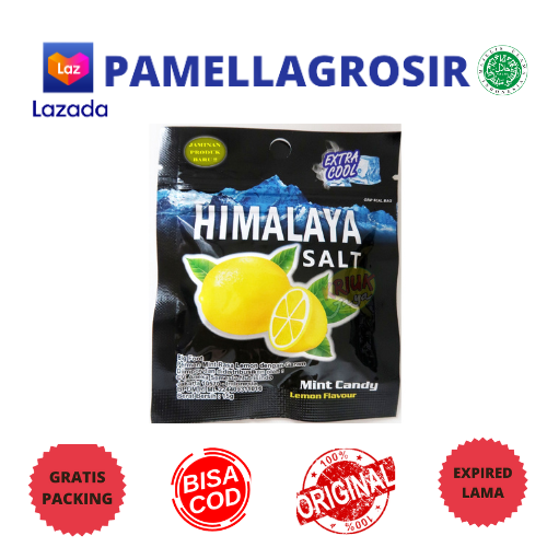 HIMALAYA SALT MINT CANDY - PERMEN LEMON - 15GR | Lazada Indonesia