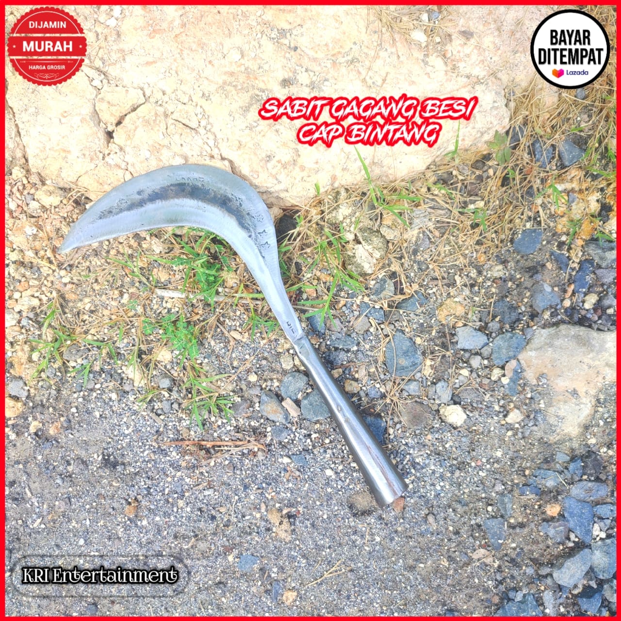 Terbaik Sabit sawah - sabit pengaritan gagang besi ANTI GOBLAK super ...