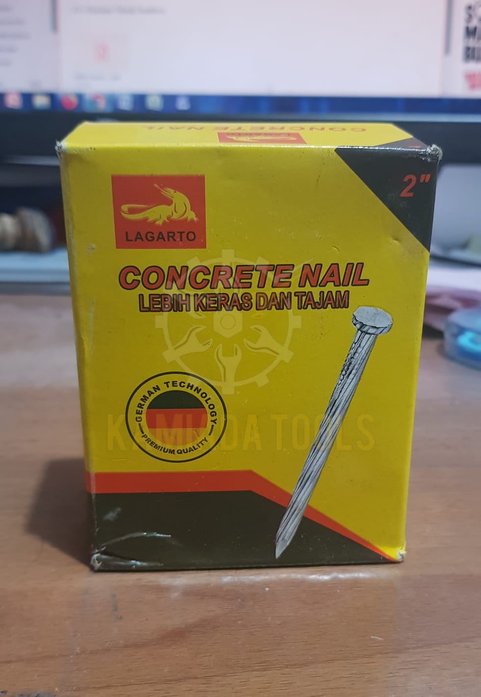 PAKU BETON PUTIH UKURAN 2 INCI LAGARTO/ PAKU TEMBOK | Lazada Indonesia