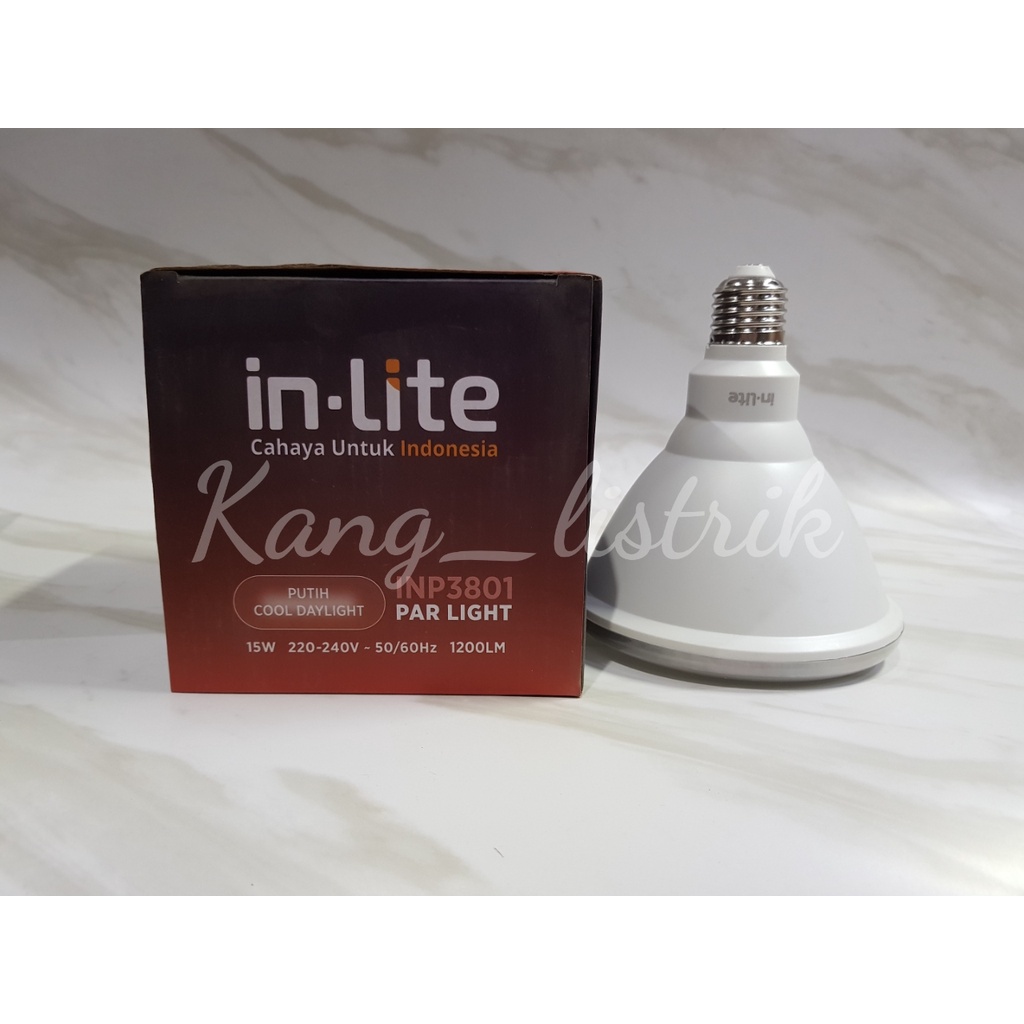 Lampu In-lite Led Par38 15Watt / Lampu Par38 Inlite 15W INP3801 ...