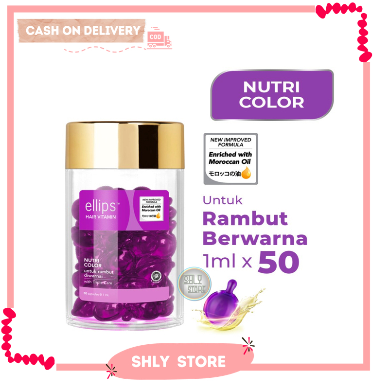 Ellips Hair Vitamin Botol Isi 50 pcs By Shly store | Lazada Indonesia