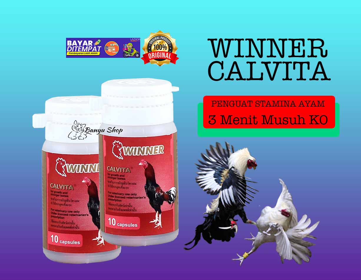 Vitamin Penguat Tulang Ayam Adu Laga CALVITA - 10 Kapsul - Medion ...