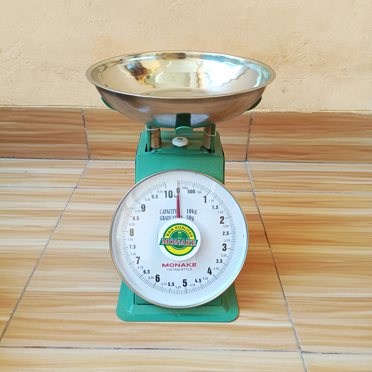 Timbangan VIETNAM HIJAU MONAKE 10 kg Besi Stainless Jarum Analog Manual ...