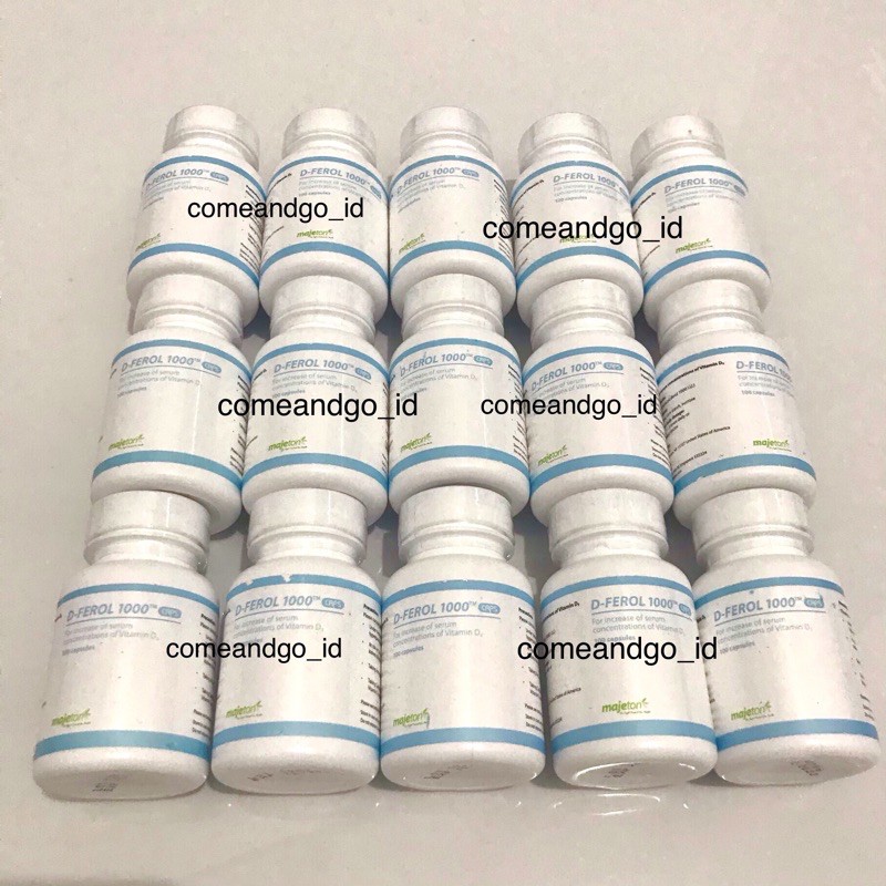 D-ferol dferol 1000 EXP2024, vitamin D3 1000iu singapore 100 capsules ...