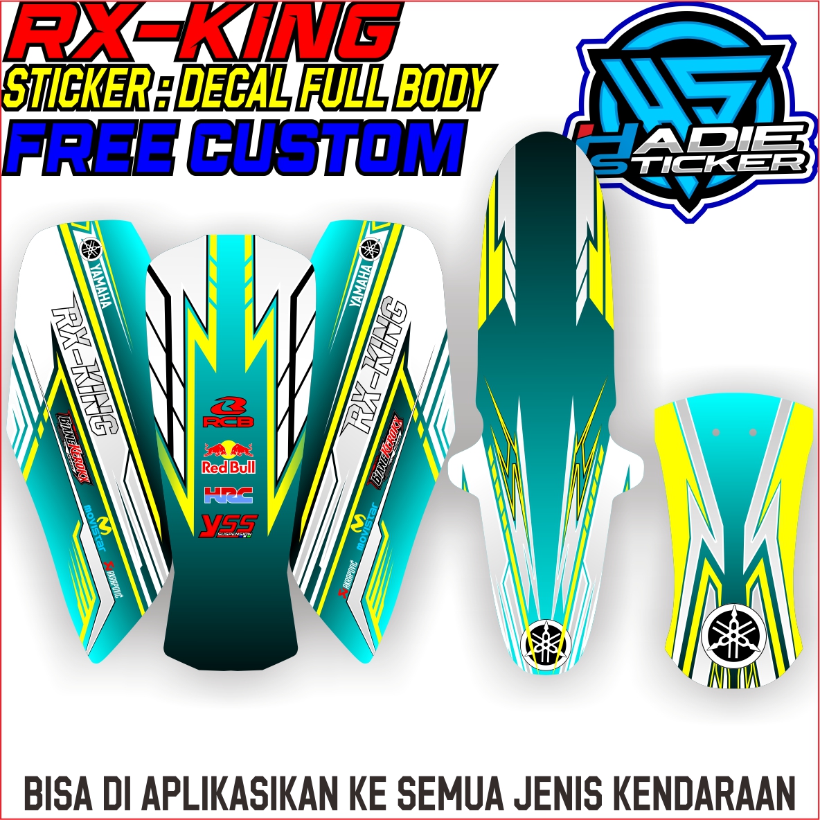 Sticker RXKING DECAL FULL BODY CUSTOM 10 | Lazada Indonesia