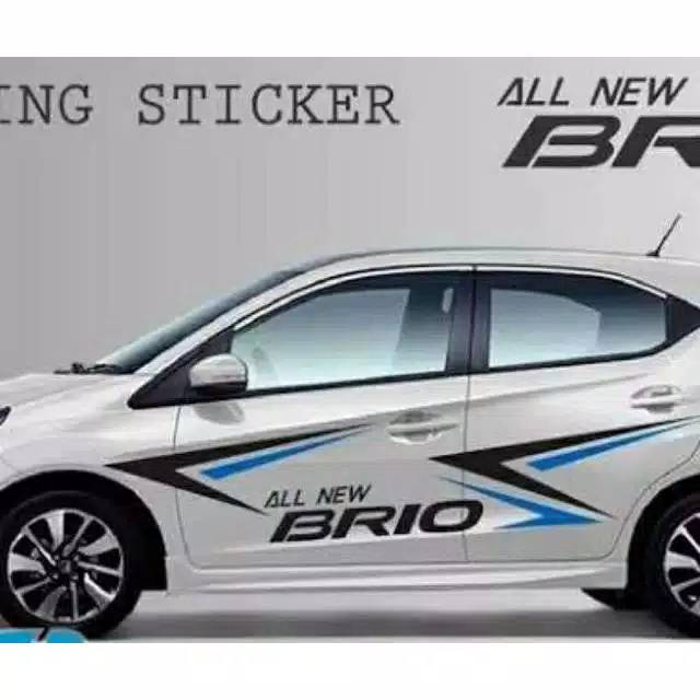 Cutting stiker mobil brio stiker mobil all new honda brio | Lazada ...
