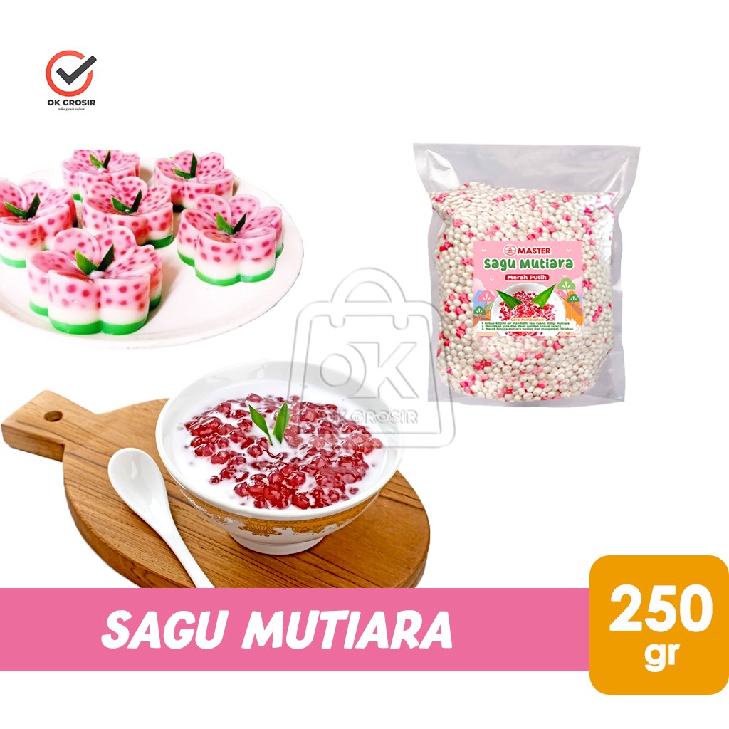 (250 gr) Sagu Mutiara Merah Putih / Sago Pearl | Lazada Indonesia