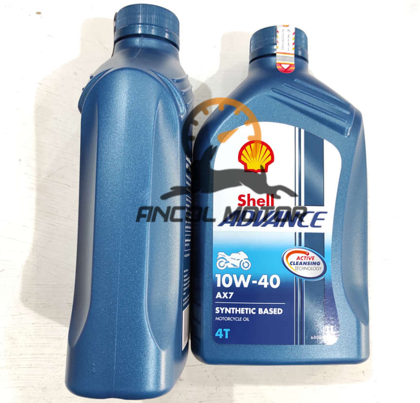 SHELL ADVANCE AX 7 ORIGINAL10W 40 1 LITER | Lazada Indonesia