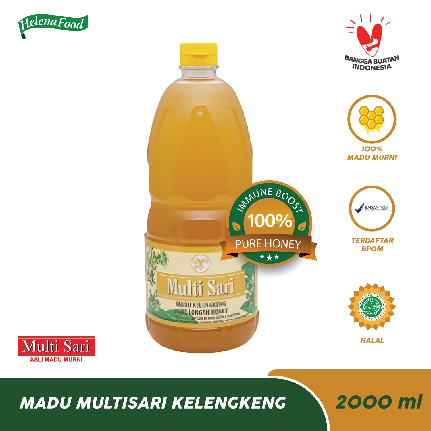 Madu Multisari Kelengkeng 2000 ml Murni Asli | Lazada Indonesia