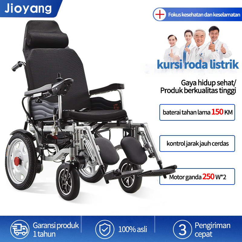 JIOYANG Kursi roda listrik cerdas sepenuhnya otomatis / kursi roda ...