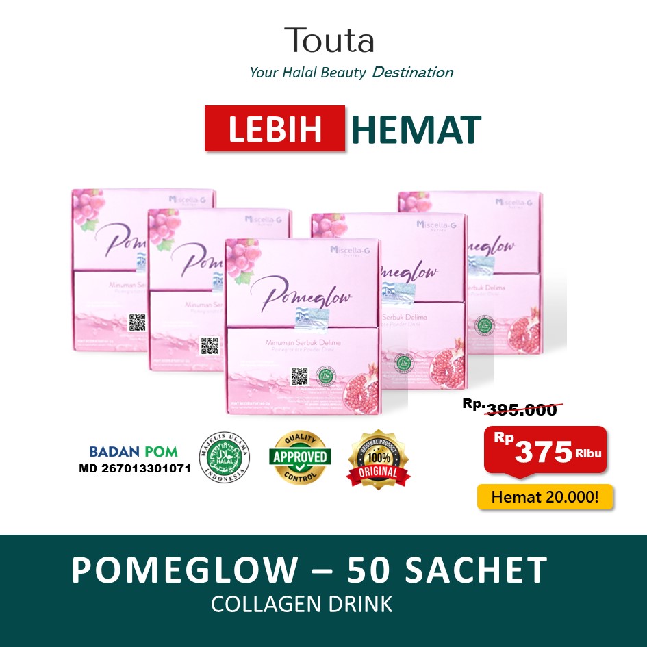 Paket Hemat Pomeglow Collagen Drink | Lazada Indonesia
