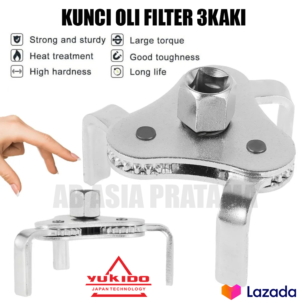 Kunci Filter Oli Tekiro Universal Two Way Oil Filter 3 Kaki 63-102mm ...