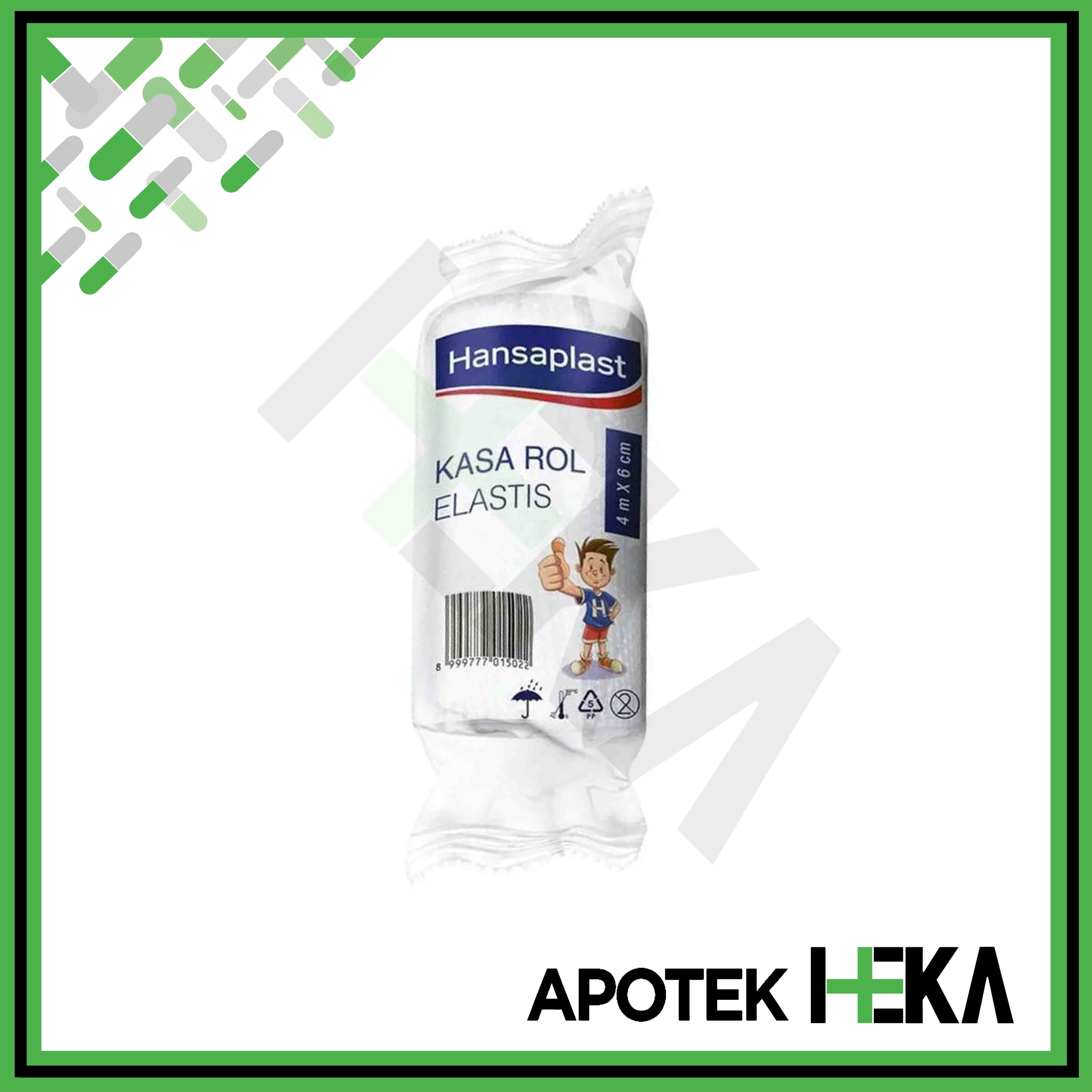 Hansaplast Kasa Roll Elastis 4m x 6cm 1 Roll - Kassa Pembalut Luka ...