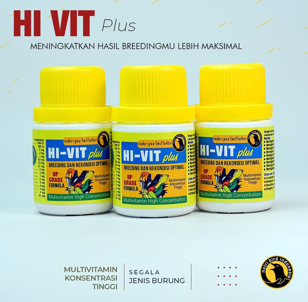 Hi VIT HI-VIT NUTRIBIRD MULTIVITAMIN TINGGI UNTUK BREEDING TERNAK ...