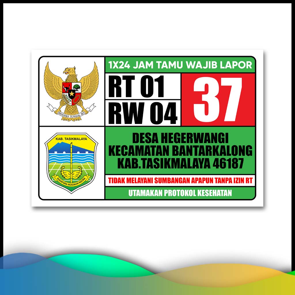 Nomor Rumah Akrilik Custom / Nomor Rumah Custom Stiker On Akrilik ...