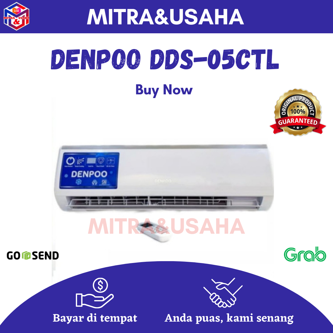 AC Split DENPOO DDS 05CTL 1/2 Pk R32 (Unit Only) - GARANSI RESMI ...