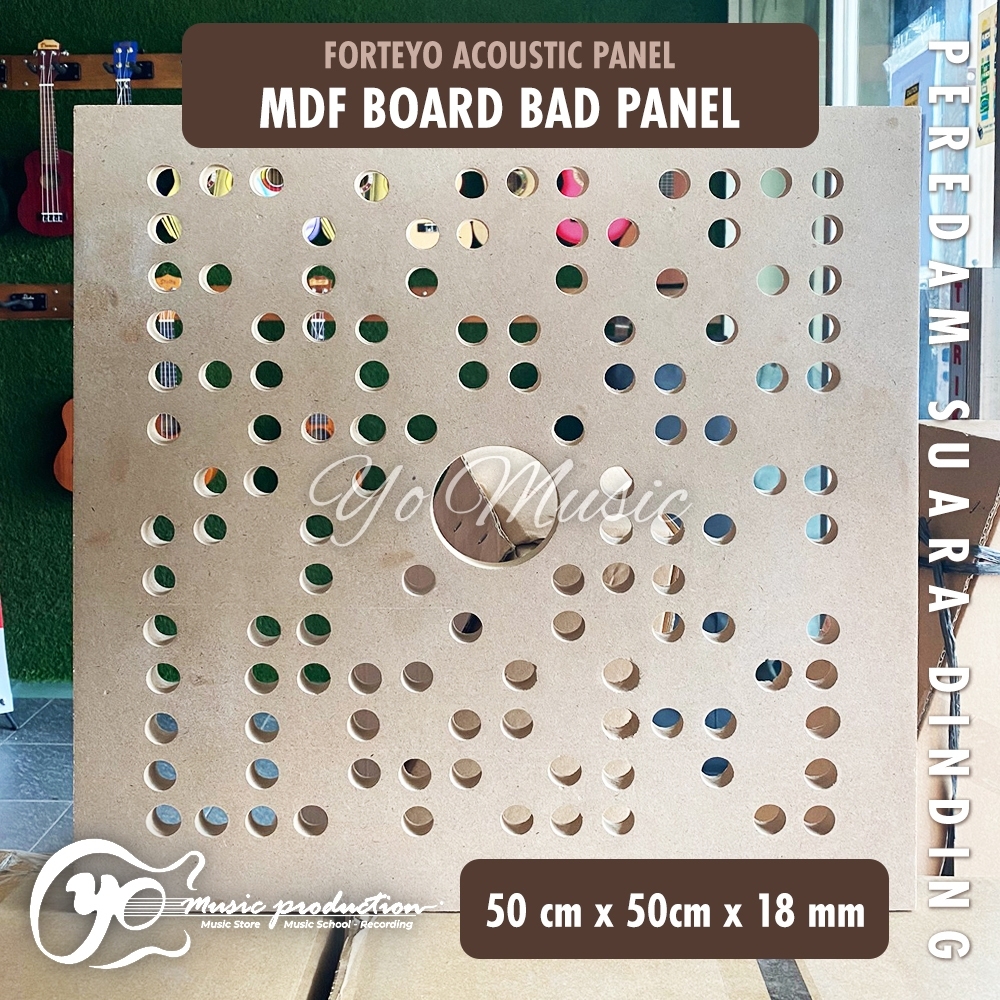 MDF Board Bad Panel 50x50 18 mm Peredam Suara Dinding | Lazada Indonesia