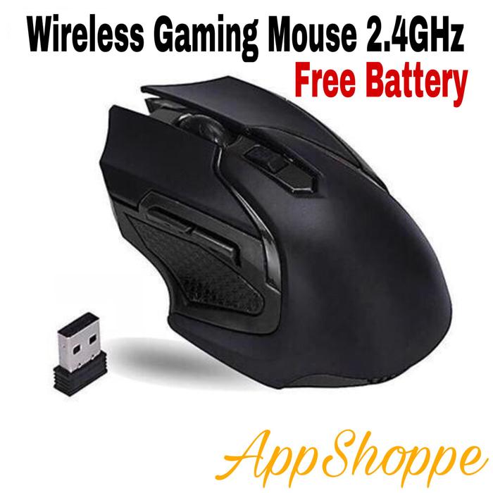 Mouse Wireless GAMING MOUSE MIRIP REXUS AVIATOR USB 2.4GHz ALL BLACK ...