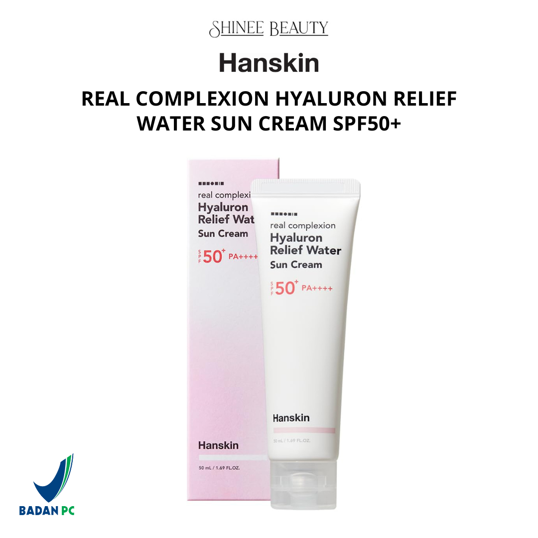 Hanskin Real Complexion Hyaluron Relief Water Sun Cream SPF50+ PA ...