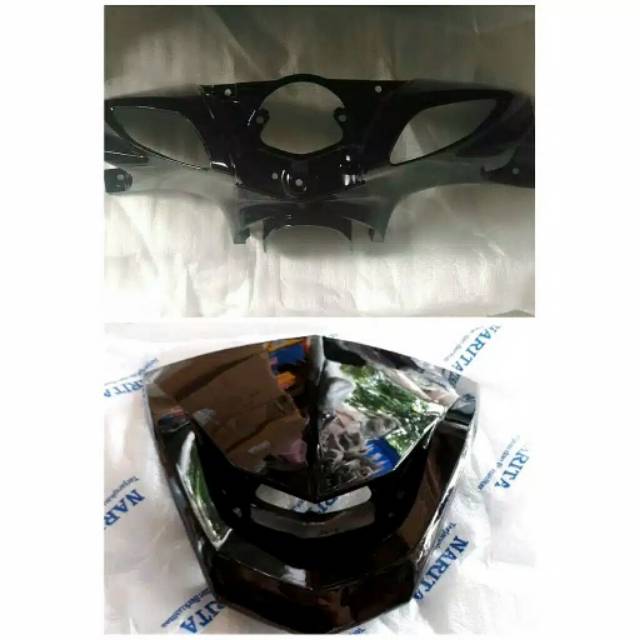 Cover Pala Depan plus Pisor Yamaha Xeon Karbu / Batok pala xeon hitam ...