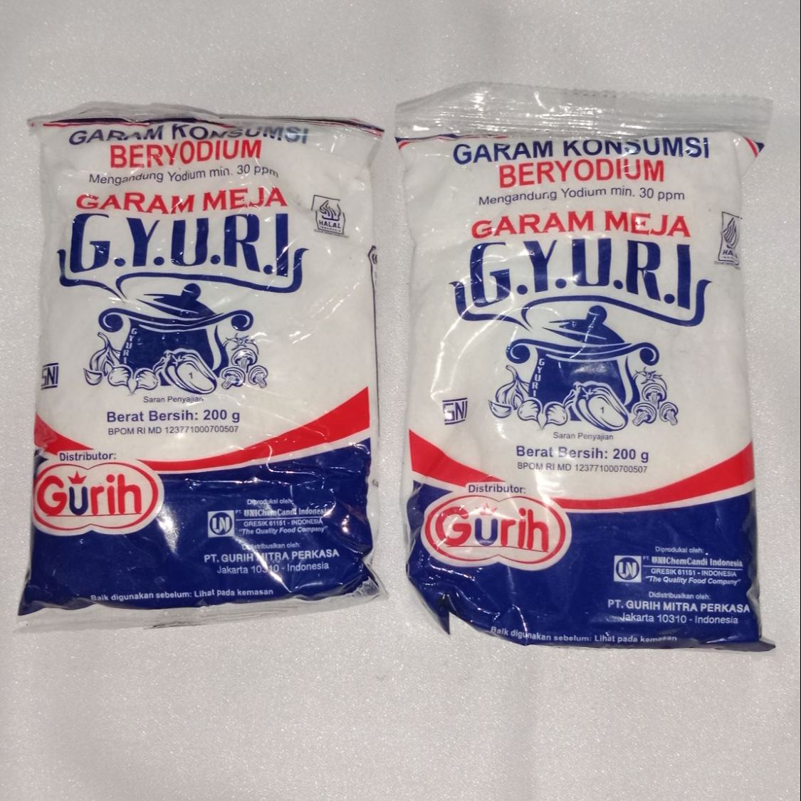 Garam Meja G.Y.U.R.I Beryodium 200g // Garam Halus G.Y.U.R.I | Lazada ... Garam Meja G.Y.U.R.I Beryodium 200g // Garam Halus G.Y.U.R.I | Lazada ...
