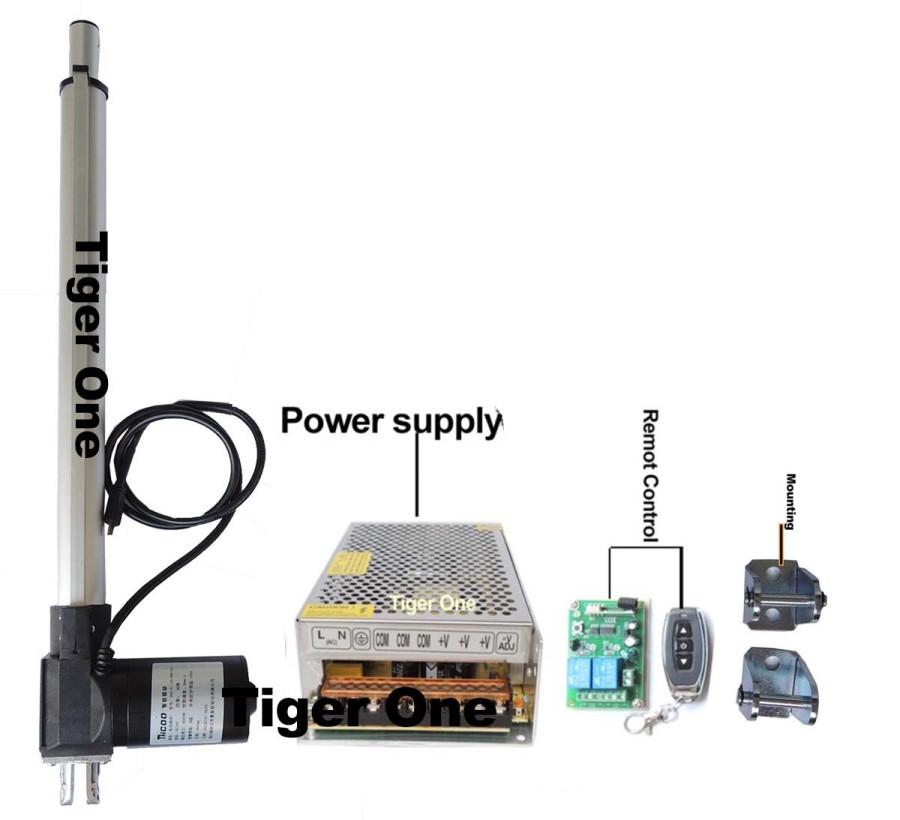 Aktuator, Actuator 24V Linear Aktuator, Linear Actuator 400mm 6000N ...