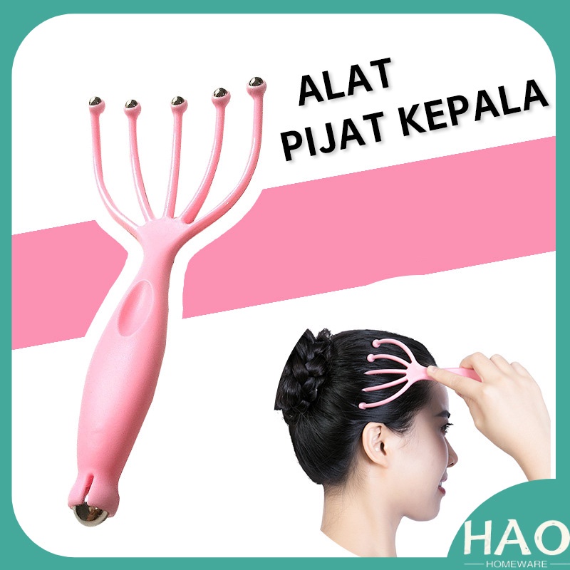 Alat Pijat Kepala / Alat Terapi Kepala dan Badan / Alat Refleksi Kepala ...