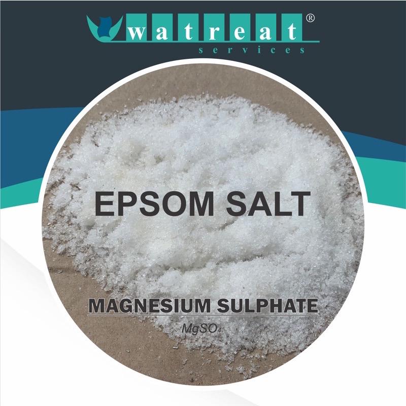 Epsom Salt / Garam Inggris / Magnesium Sulfat / MgSO4 1kg | Lazada ...