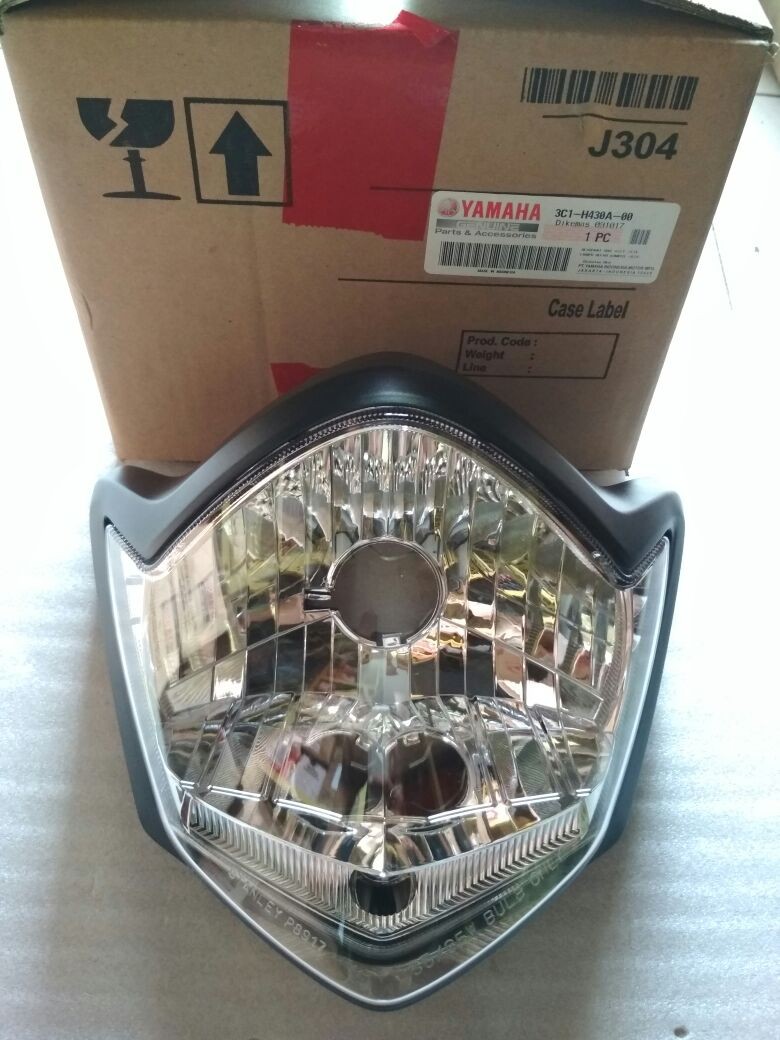 REFLEKTOR HEADLIGHT LAMPU DEPAN YAMAHA Vixion Old 3C1-H430A-00 | Lazada ...