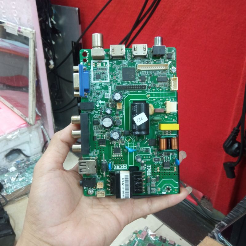 MB TV LED AKARI 32V90 MAINBOARD MOTHERBOARD MODUL MESIN TV LED | Lazada ...