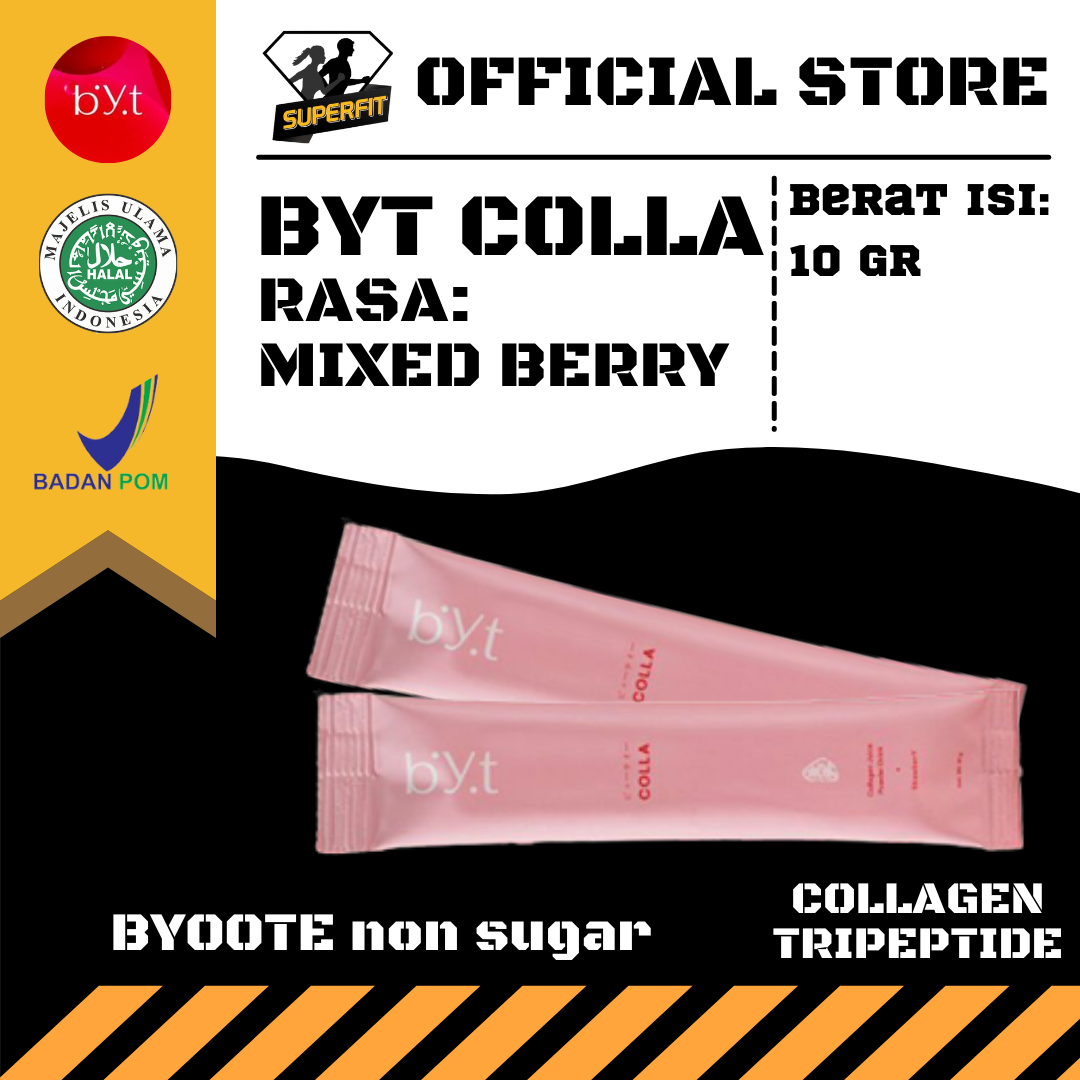 BYT COLLA Sachet - Kolagen / Collagen Tripeptide | Lazada Indonesia