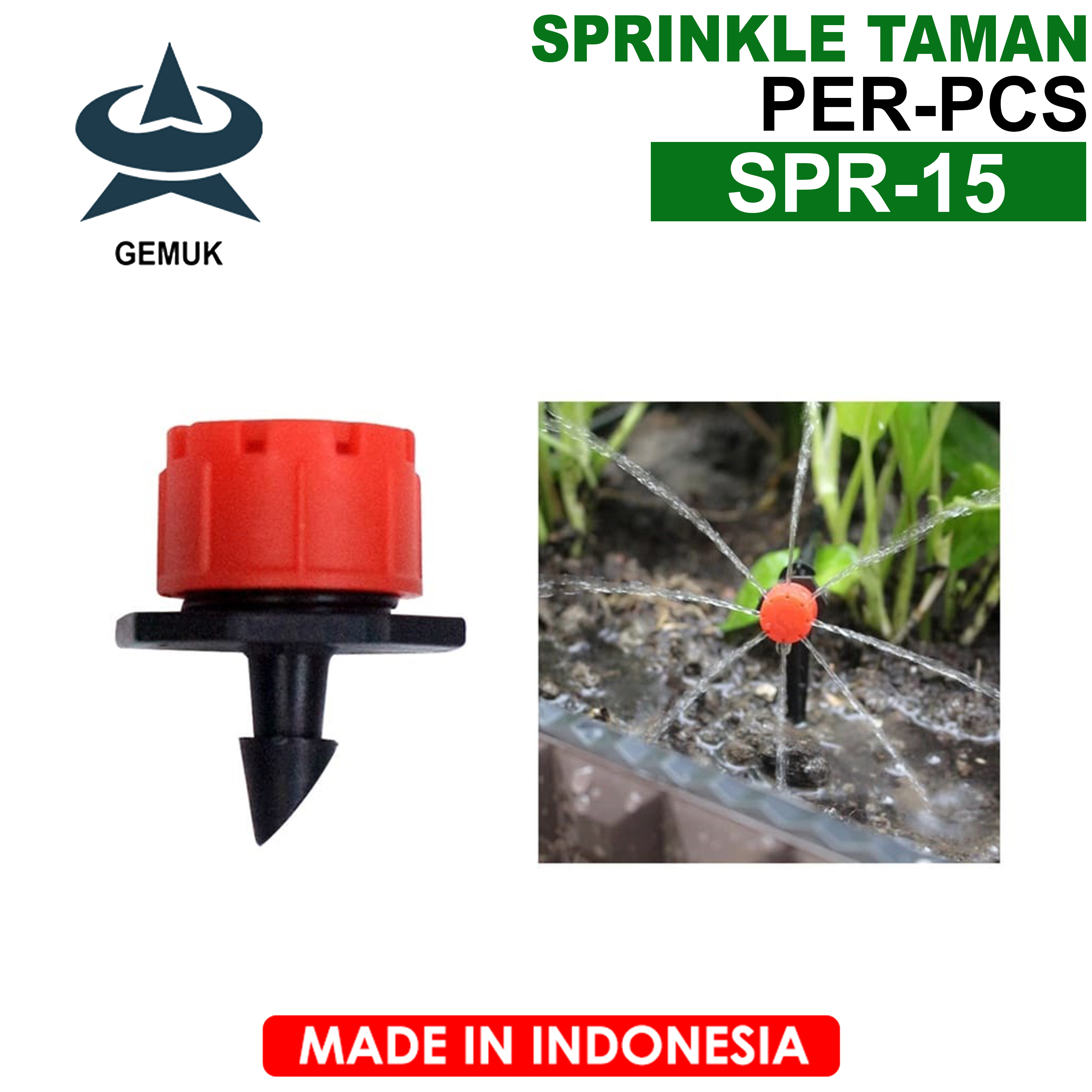 Sprinkler Irigasi Tetes Taman Micro Water Emitter Dripper Drip Head ...