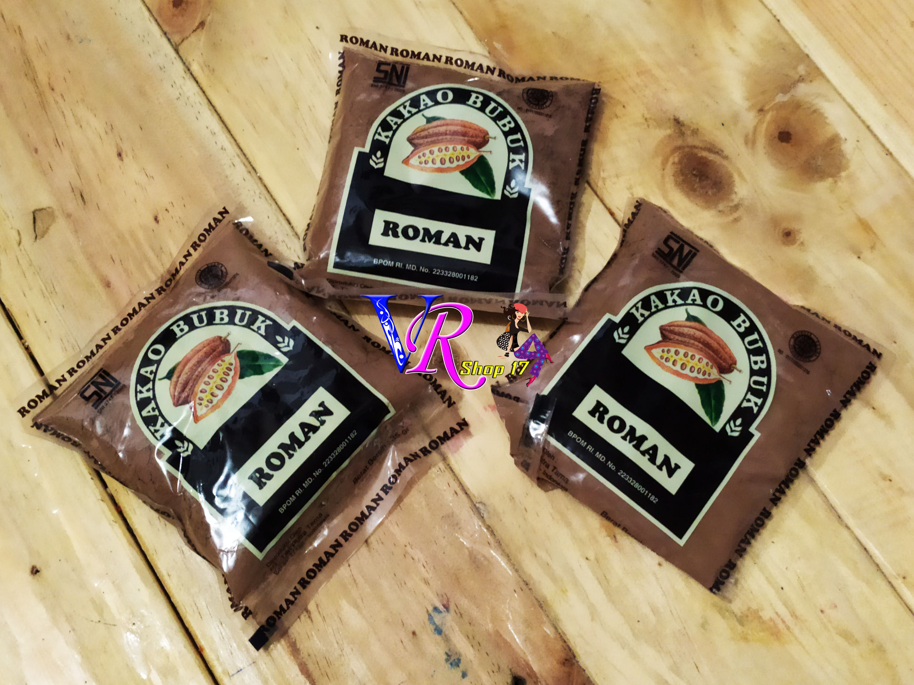 Roman Sachet Cokelat Bubuk Coklat Kakao Cocoa Powder Sachet 35g ...