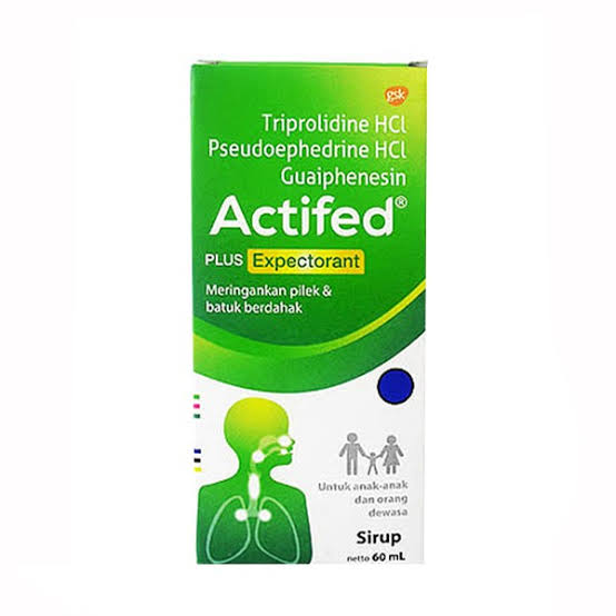 ACTIFED HIJAU BATUK DAN FLU ISI 60ML ORIGINAL | Lazada Indonesia