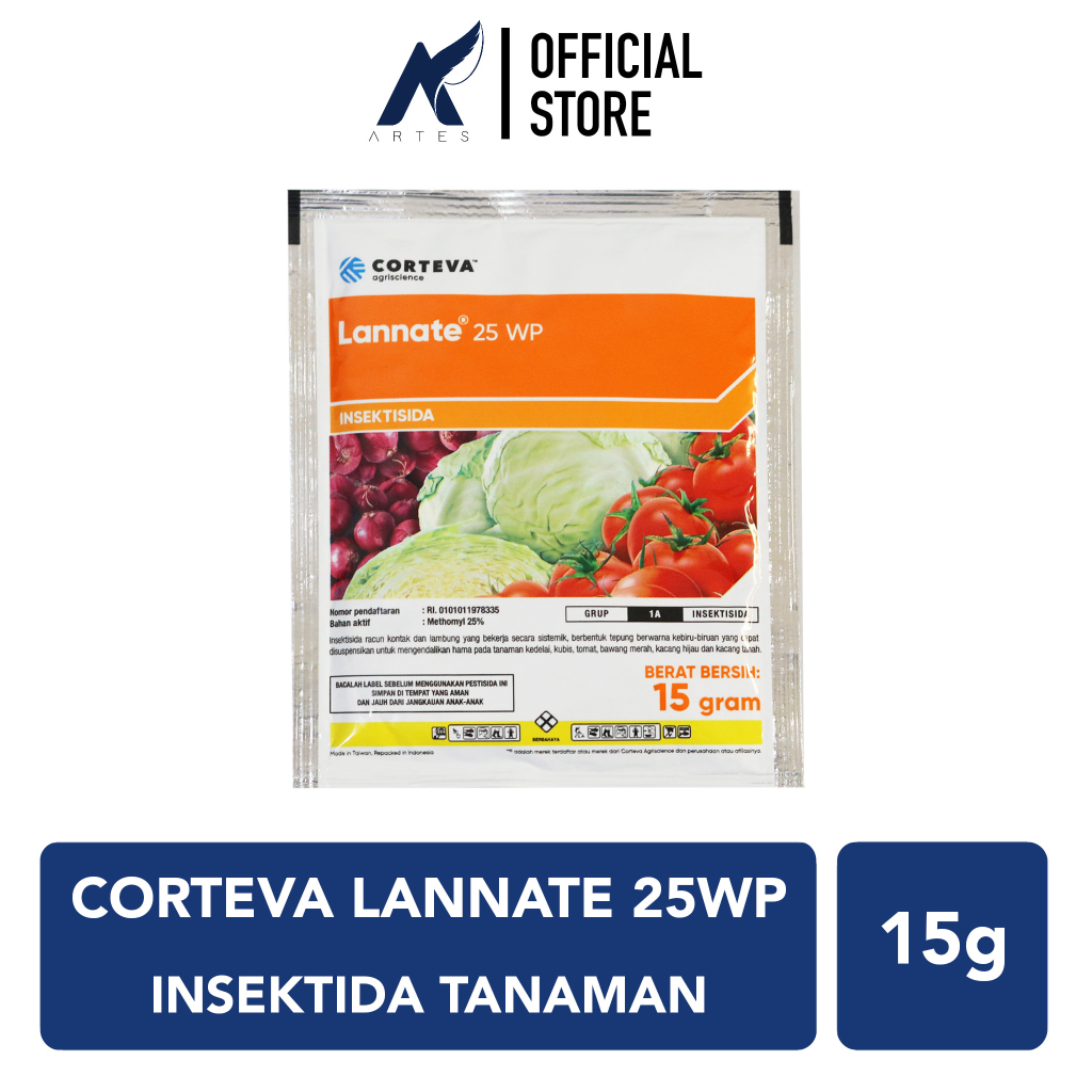 CORTEVA LANNATE 25WP Insektisida-Racun Hama-Serangga-Ulat-Kutu-Belalang ...