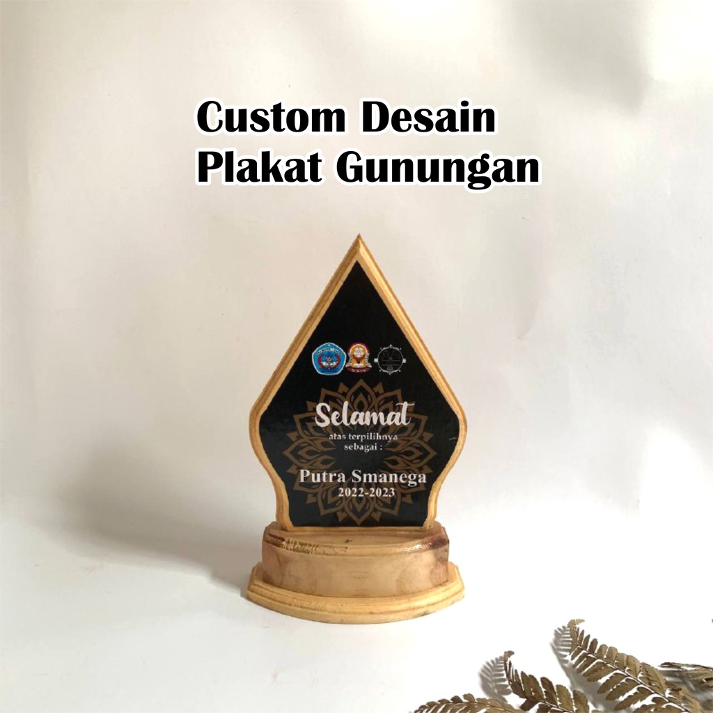 PLAKAT KAYU CUSTOM/PLAKAT KAYU GUNUNGAN/PLAKAT KAYU MURAH/VANDEL KAYU ...