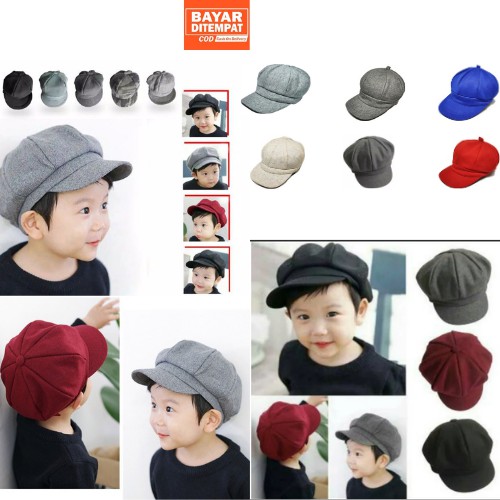 Topi Apollo Anak Lucu Laki Perempuan Usia 1 Sampai 3 Tahun Bahan Fleece ...